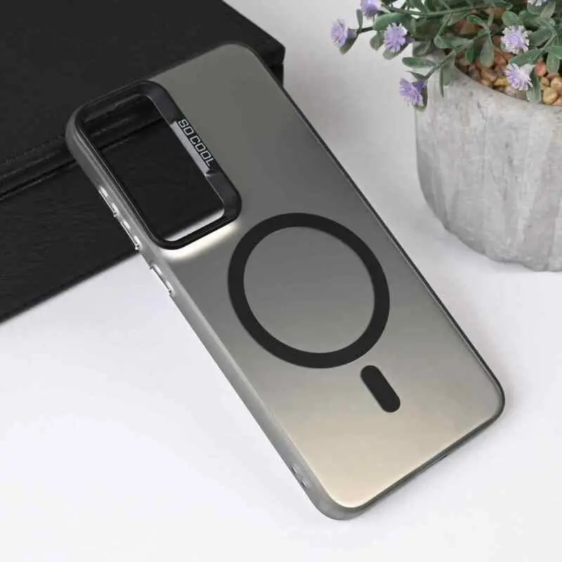 Maska Magsafe Clear za Samsung S936B Galaxy S25 Plus crna