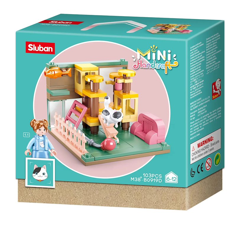 SLUBAN Kocke mini Igralište za životinje