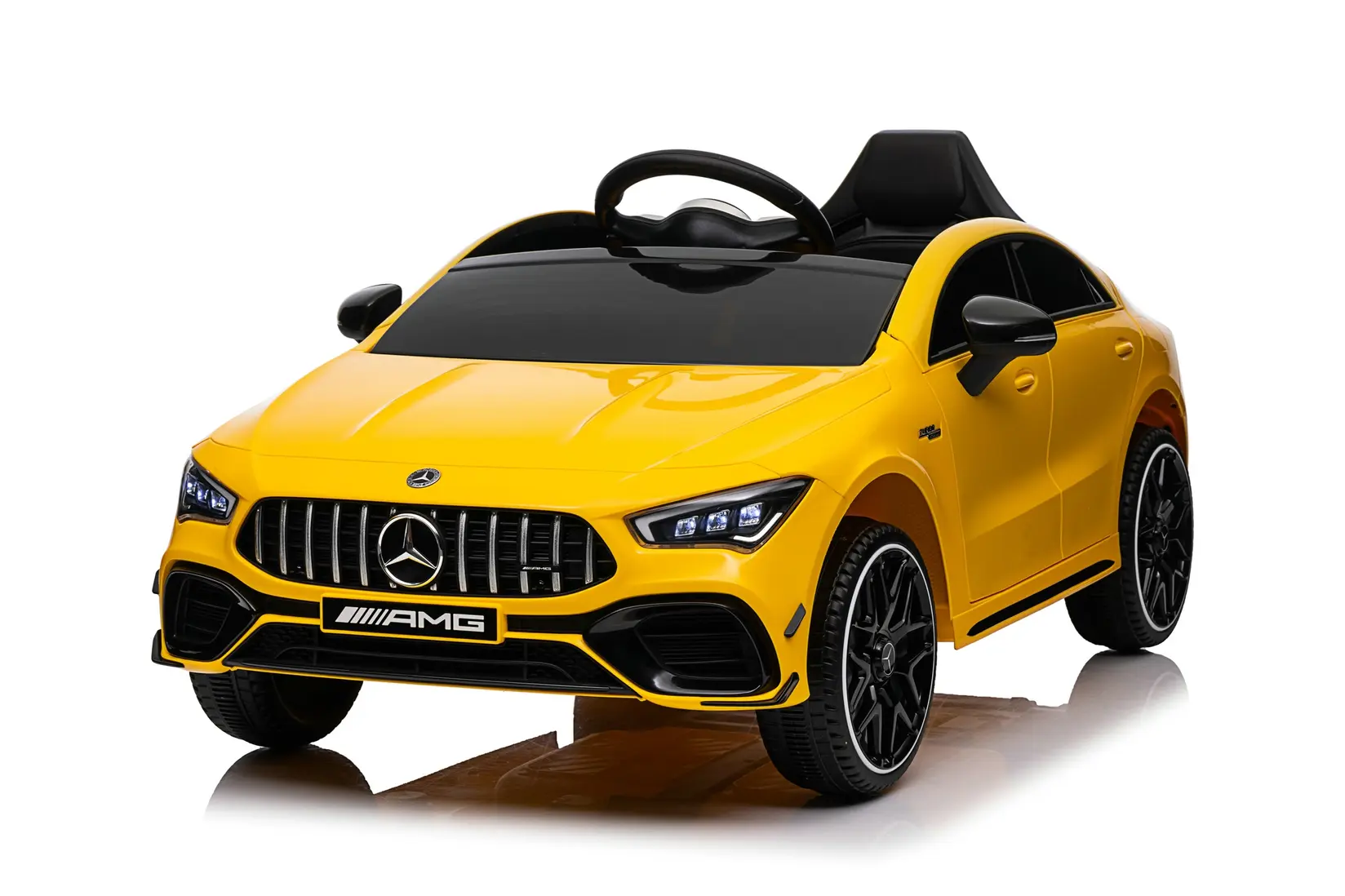 PREMIUM STIL Dečiji automobil na akumulator Mercedes CLA 45 AMG 4×4, Žuti