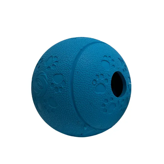 Igračka za pse Loptica za poslastice, 11cm, Plava