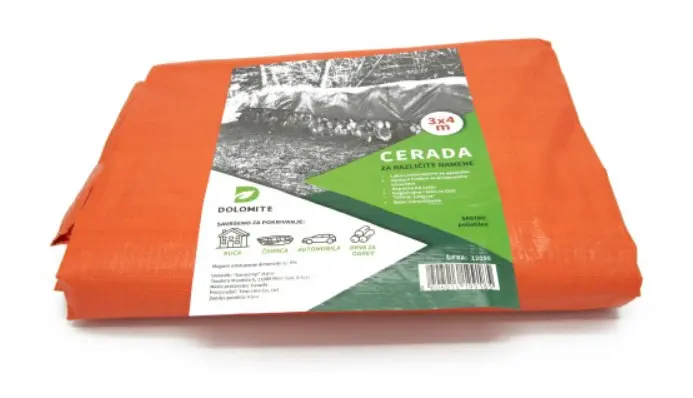 DOLOMITE GARDEN Cerada 4x5 narandžasta