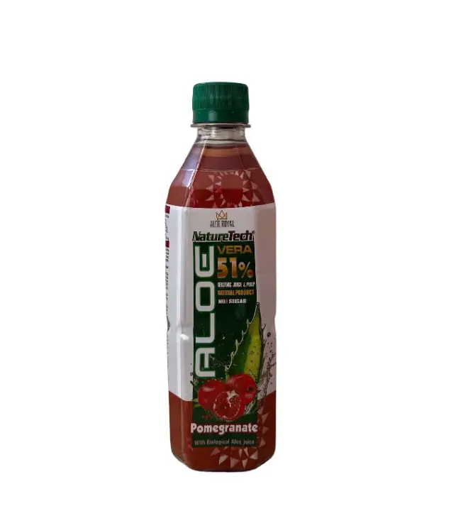 Nature Tech Negazirano piće aloe verom i dodatim sokom od nara, 500ml