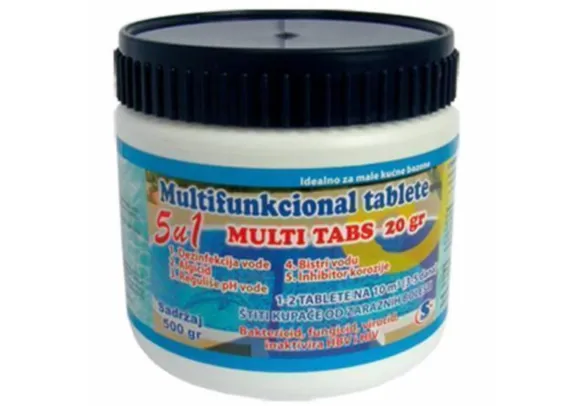 HEMIJA ZA BAZENE SANI-HEM - TABLETA 5U1 500GR (20GR)