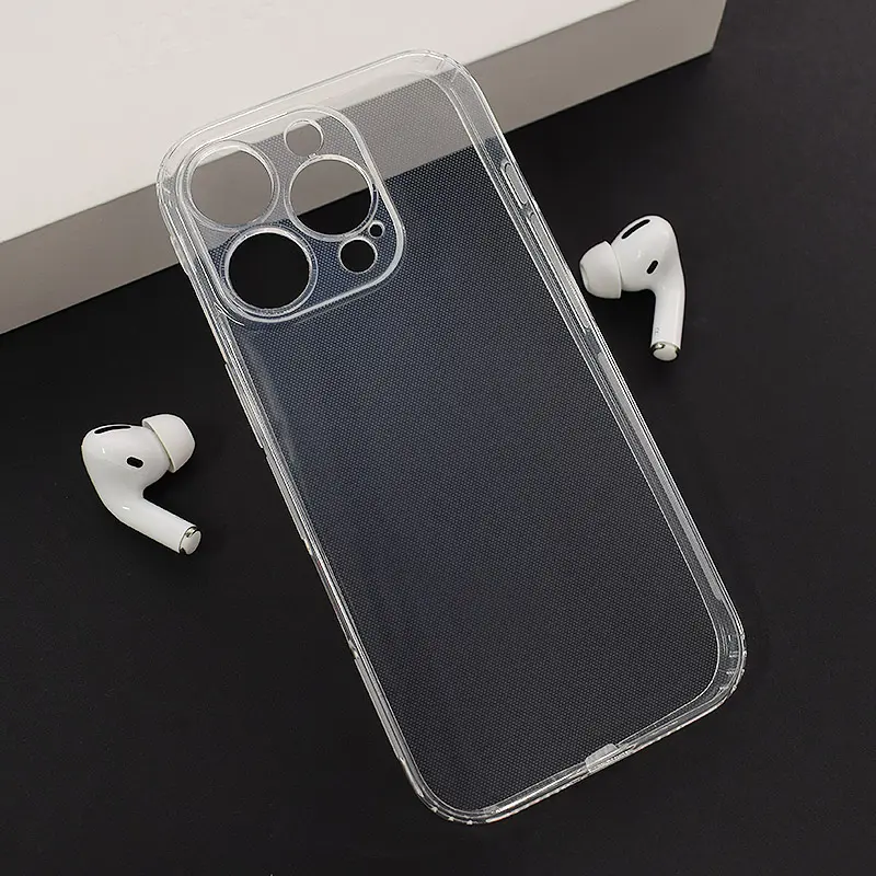 Maska za iPhone 16 Pro Max transparent Skin Silikon with pluggy