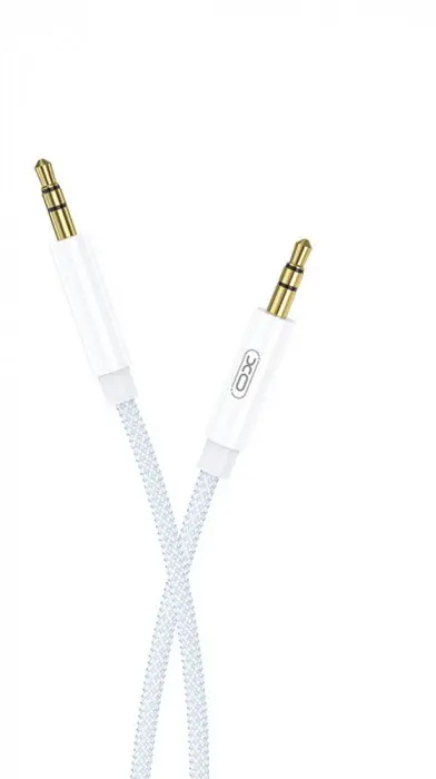 XO AUX Kabl XO-NB-R211C, 3.5mm - 3.5mm, 1m, Beli