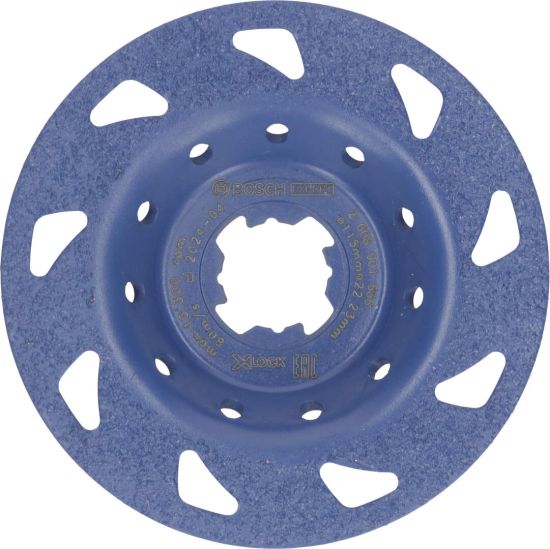 Bosch EXPERT Multi Material Carbide glava za brušenje, fina, ravna, X-LOCK, 115 mm, 22,23 mm (2608901686)