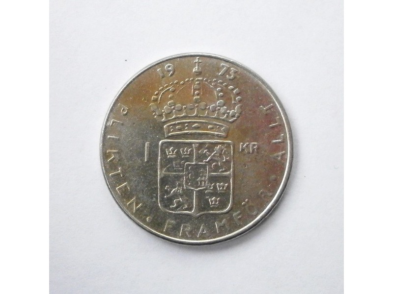 Švedska 1 kruna 1973