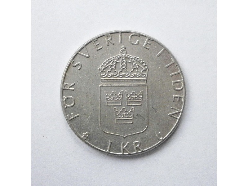 Švedska 1 kruna 1982