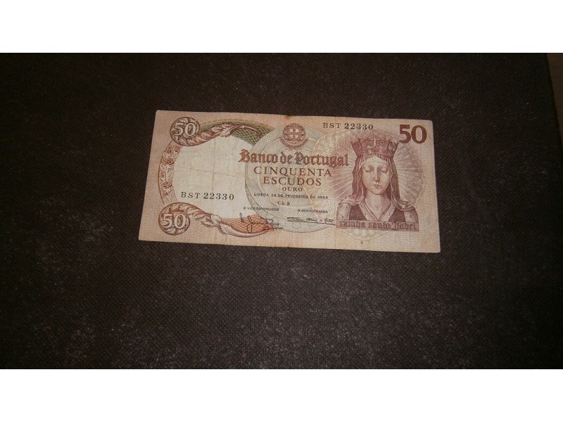 PORTUGAL 50 ESCUDOS 1964