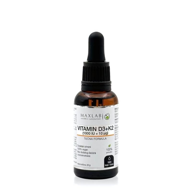 Vitamin D3+K2 kapi (1000 IU + 10 µg) 28g