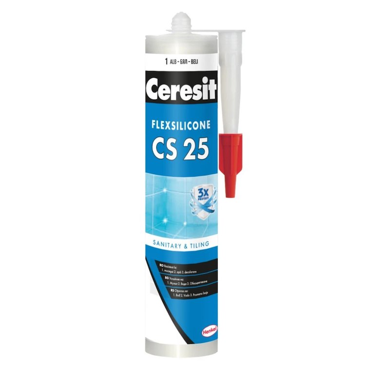 SILIKON SANITARNI SIVI HENKEL 280ML CS25