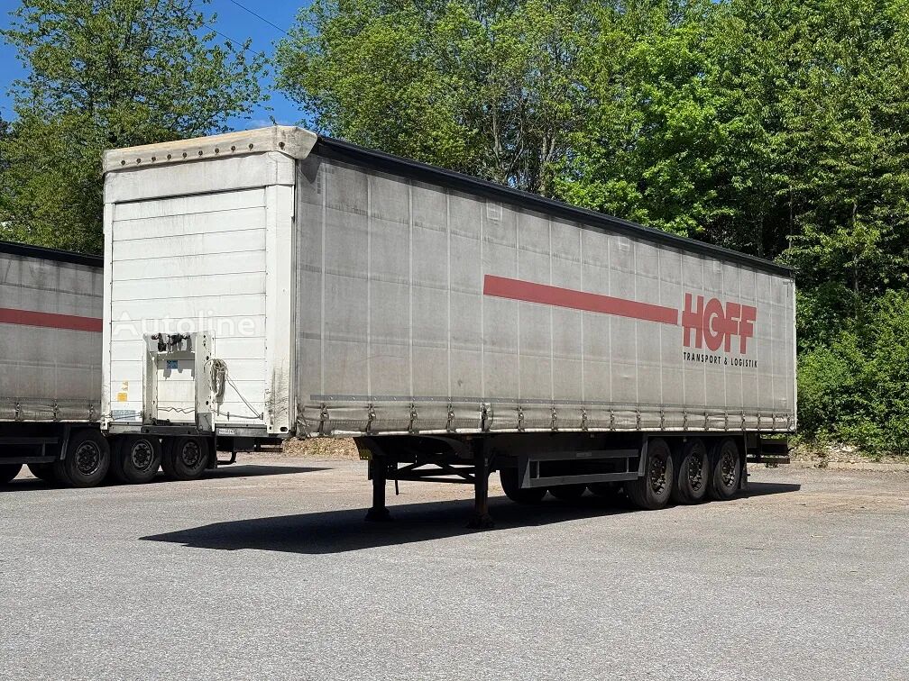 Schmitz Cargobull SCB*S3T, EDSCHA, Schmitz Achse, Lift poluprikolica sa kliznom ceradom