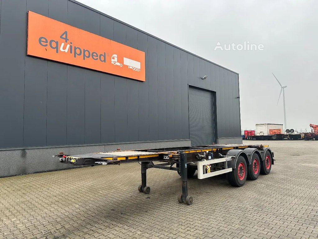 Burg 20FT ADR (EX/II, EX/III, FL, AT), empty weight: 3.690kg, SAF INT poluprikolica za prevoz kontejnera