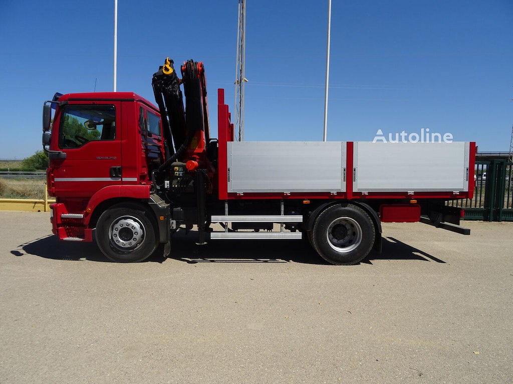 MAN TGM 18 250 kamion s ravnom platformom