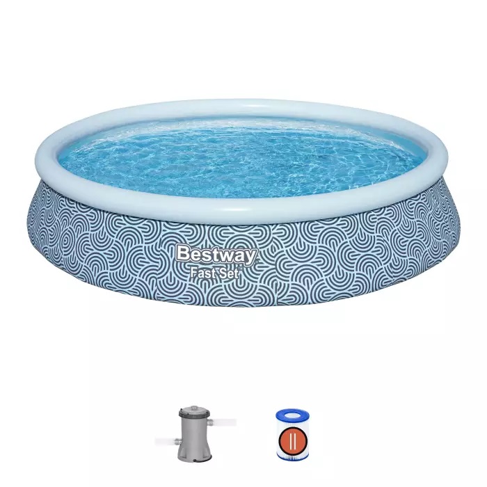 Bestway bazen na naduvavanje 396 x 84 cm sa filter pumpom