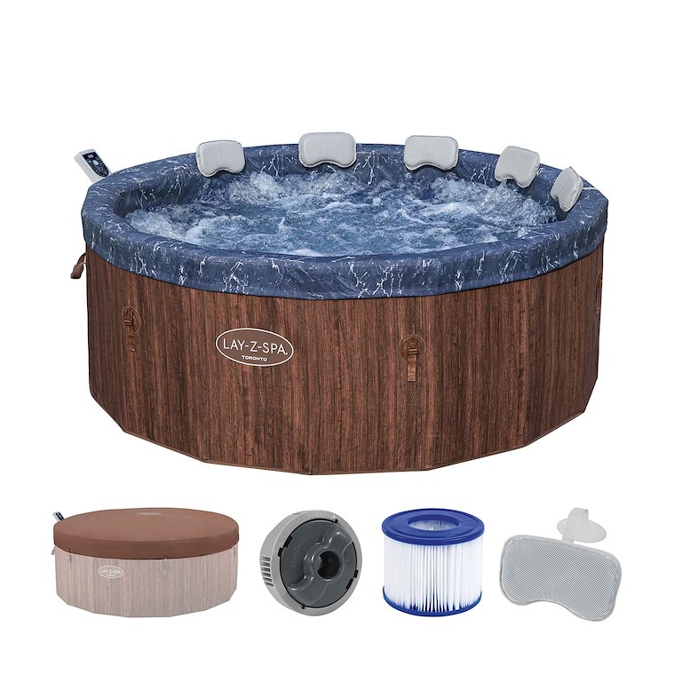Bestway hidromasažni bazen Lay-Z-Spa Toronto Smart AirJet 190 x 70cm