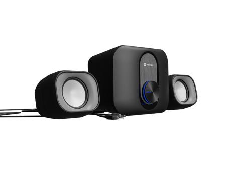 NATEC PUG, Stereo 2.1 zvučnici, 11W RMS, USB napajanje, crni (NGL-2111)