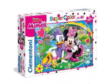 CLEMENTONI Puzzle 104 MAXI MINNIE HAPPY HELPERS