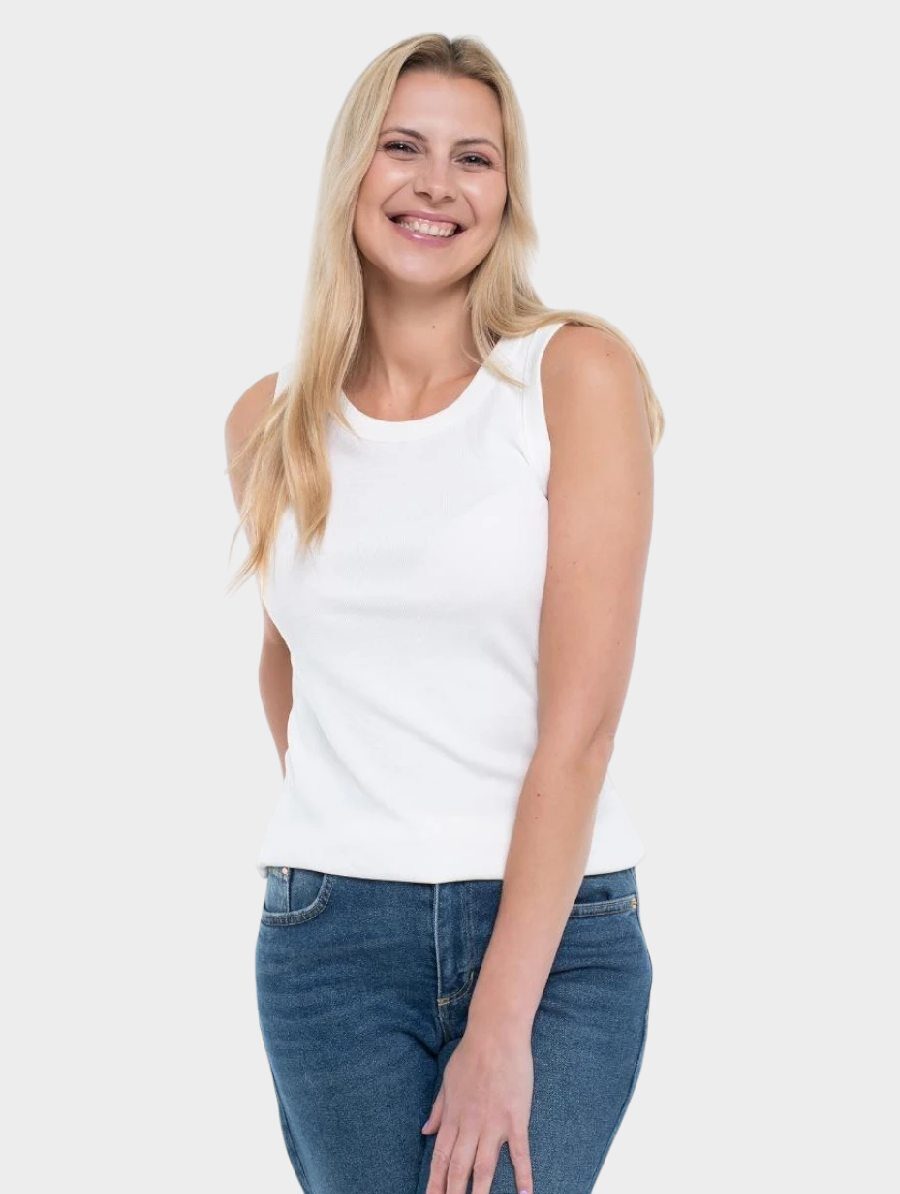 TOM TAILOR ŽENSKA MAJICA BELA 1046413 10315