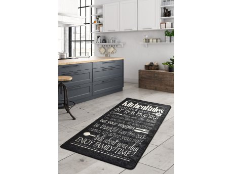 Conceptum Hypnose Tepih staza (80x200) Kitchen Black