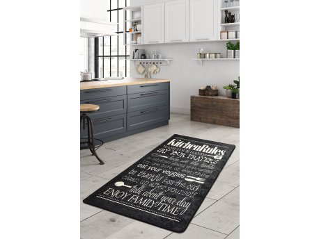 Conceptum Hypnose Tepih (80 x 150) Kitchen Black