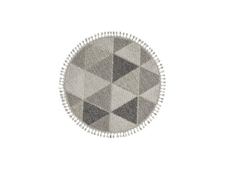 Conceptum Hypnose Okrugli tepih Bukle 1401 Grey 160 cm (860BLN1670)