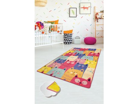 Conceptum Hypnose Tepih (140x160) Cats Colourful