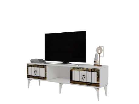 HANAH HOME TV polica Linda White Gold