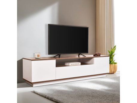 HANAH HOME TV polica Veramont White Walnut