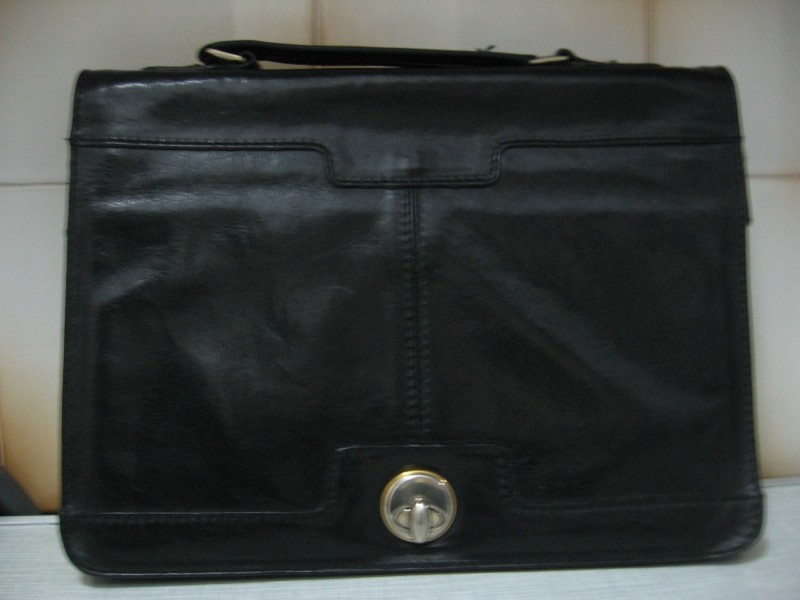KOŽNA TORBA "REAL LEATHER", NOVA!