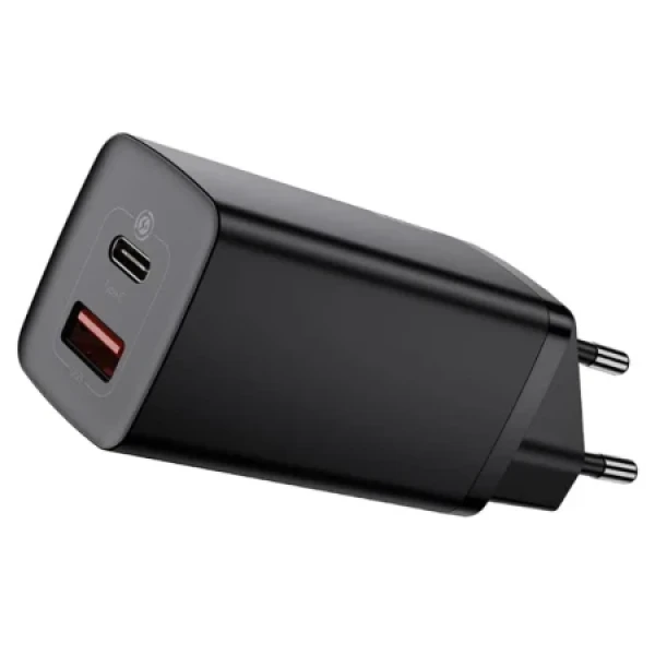 Baseus GaN2Lite punjač 65W Type C/Usb A crna