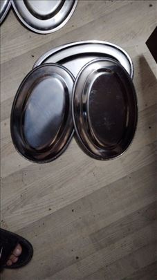 Oval inox 40 cm