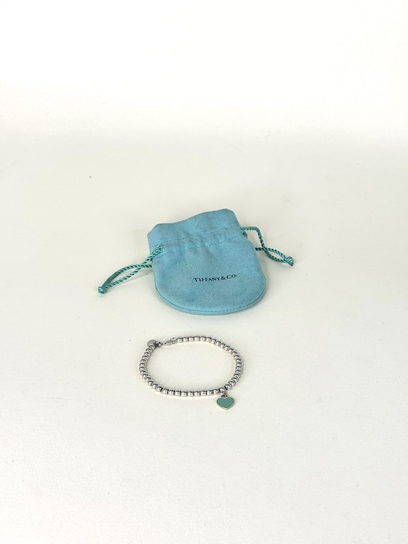 Tiffany&Co Heart Tag Bead Bracelet