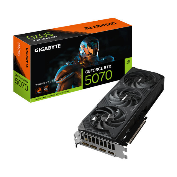 Gigabyte RTX 5070 Windforce 12GB OC SFF GDDR7, GV-N5070WF3OC-12GD