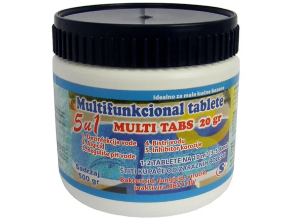 Sani-Hem Multifunkcionalne tablete za bazen 5 u 1, 20 gr, 500 gr