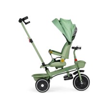 ECO TOYS 2u1 tricikl sa rotirajuim sedistem i sklopivom tendom Green, ECOTOYS