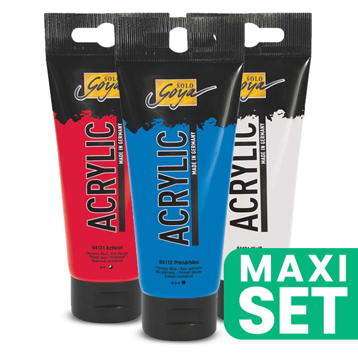 Solo Goya set akrilnih boja 3x100 ml - Nautički tonovi