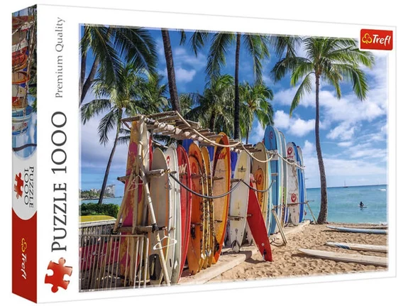 Trefl Puzzle Surf na plaži 1000 delova