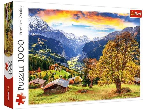 Trefl Puzzle Planinska kućica na Alpima 1000 delova