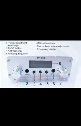 Fm predajnik 88-108 mhz 15 vati snage