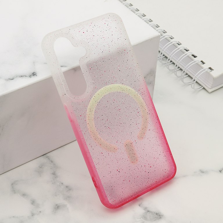 Zastitna maska (futrola) Starlight MagSafe - Samsung S931 Galaxy S25 5G roze (MS)