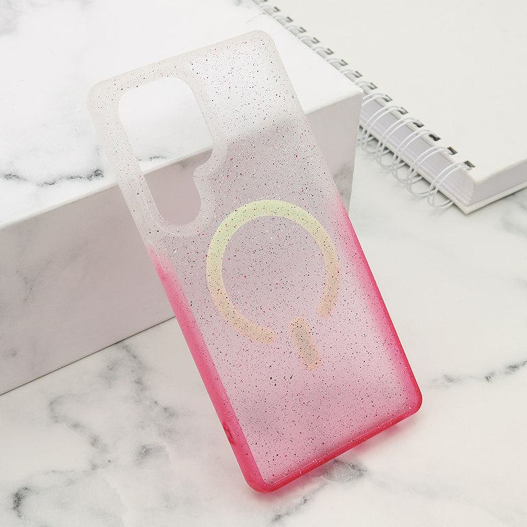 Zastitna maska (futrola) Starlight MagSafe - Samsung S938 Galaxy S25 Ultra 5G roze (MS)
