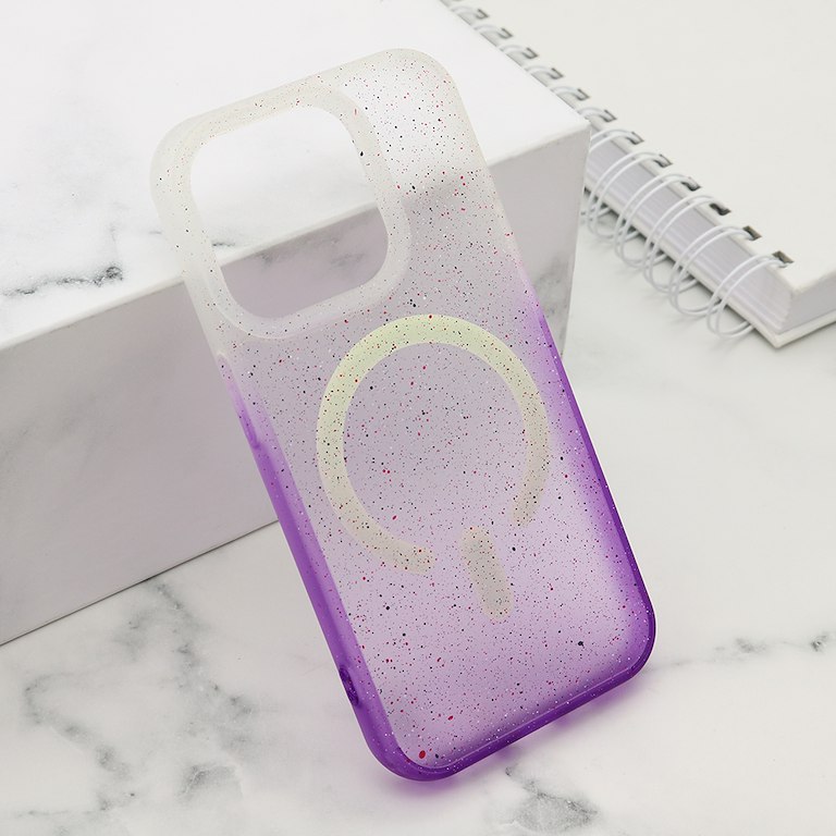 Zastitna maska (futrola) Starlight MagSafe - iPhone 15 Pro (6.1) ljubicasta (MS)