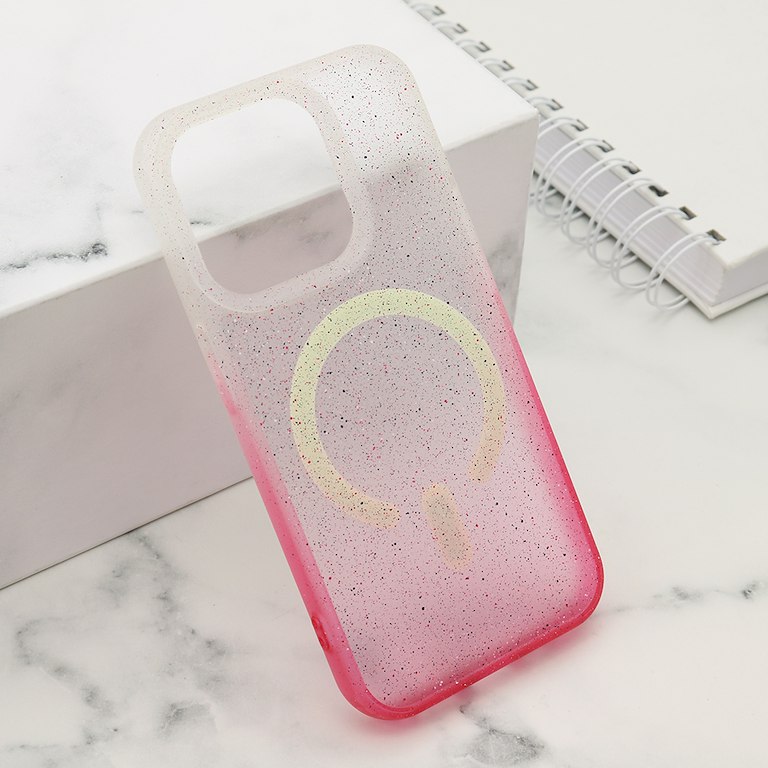 Zastitna maska (futrola) Starlight MagSafe - iPhone 15 Pro (6.1) roze (MS)