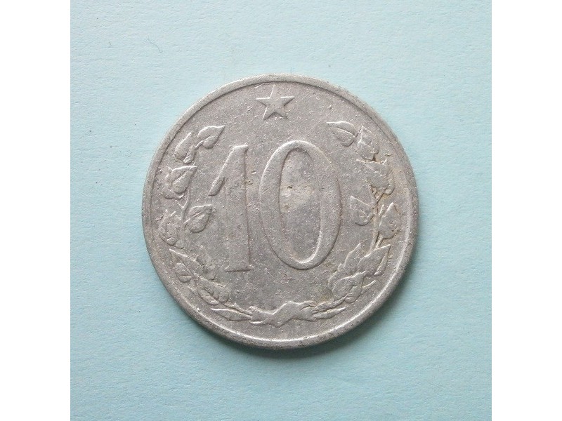 Čehoslovačka 10 helera 1962