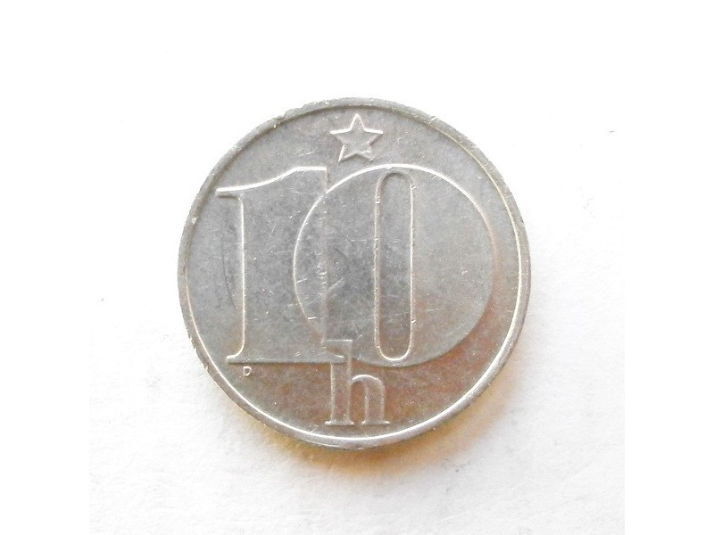 Čehoslovačka 10 helera 1975