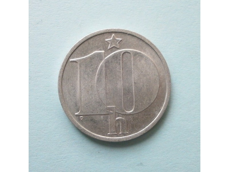 Čehoslovačka 10 helera 1989