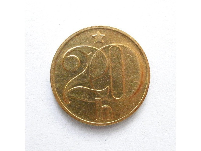 Čehoslovačka 20 helera 1982