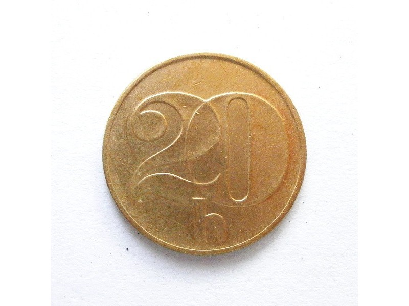 Čehoslovačka 20 helera 1991