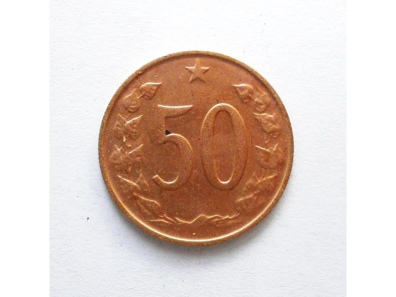 Čehoslovačka 50 helera 1964